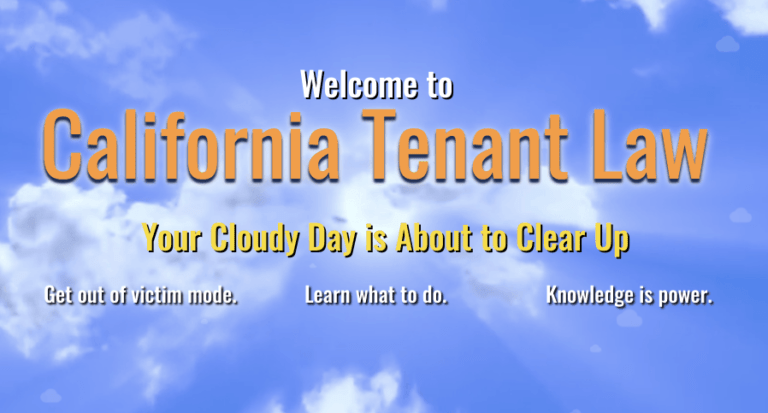 California Tenant Law | Free Legal Information, Renter Rights
