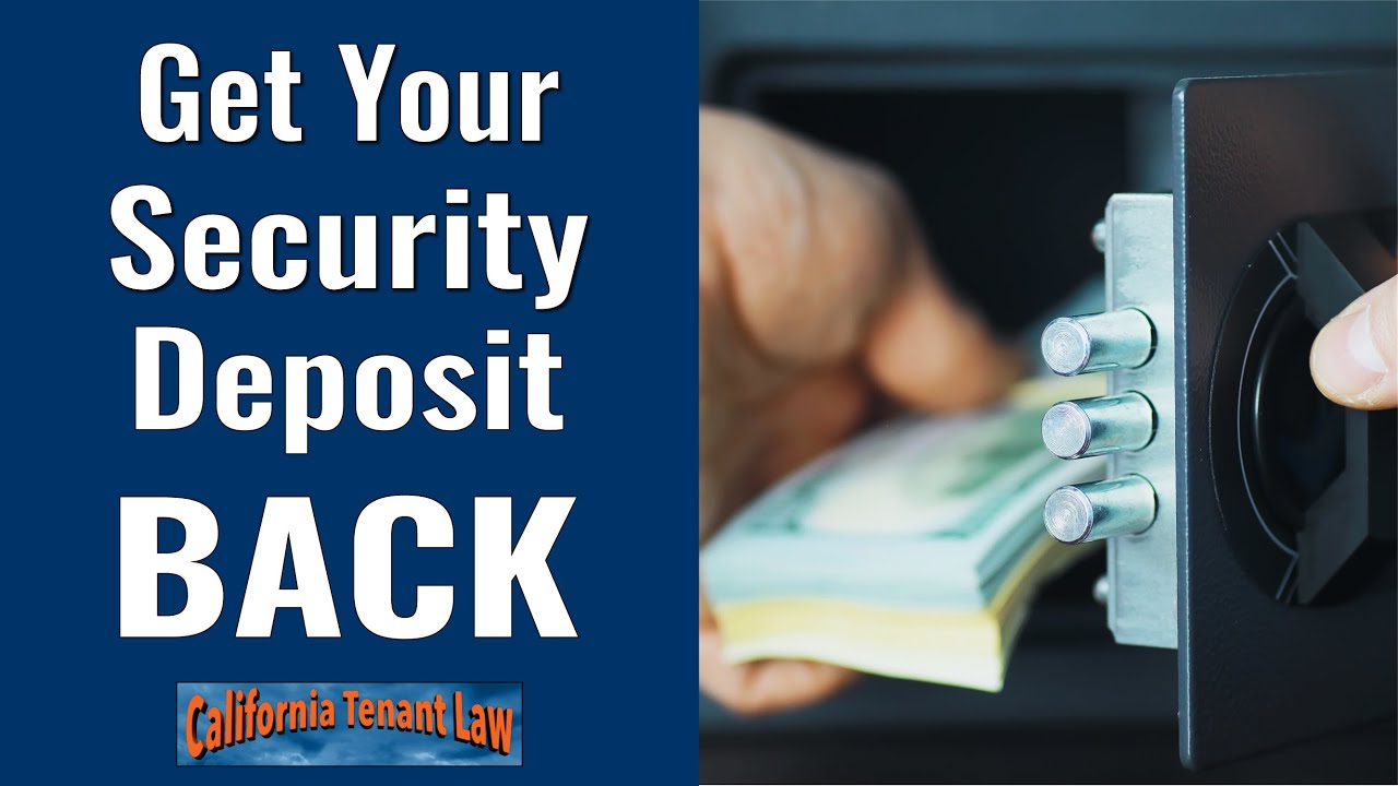 get-your-security-deposit-back | California Tenant Law